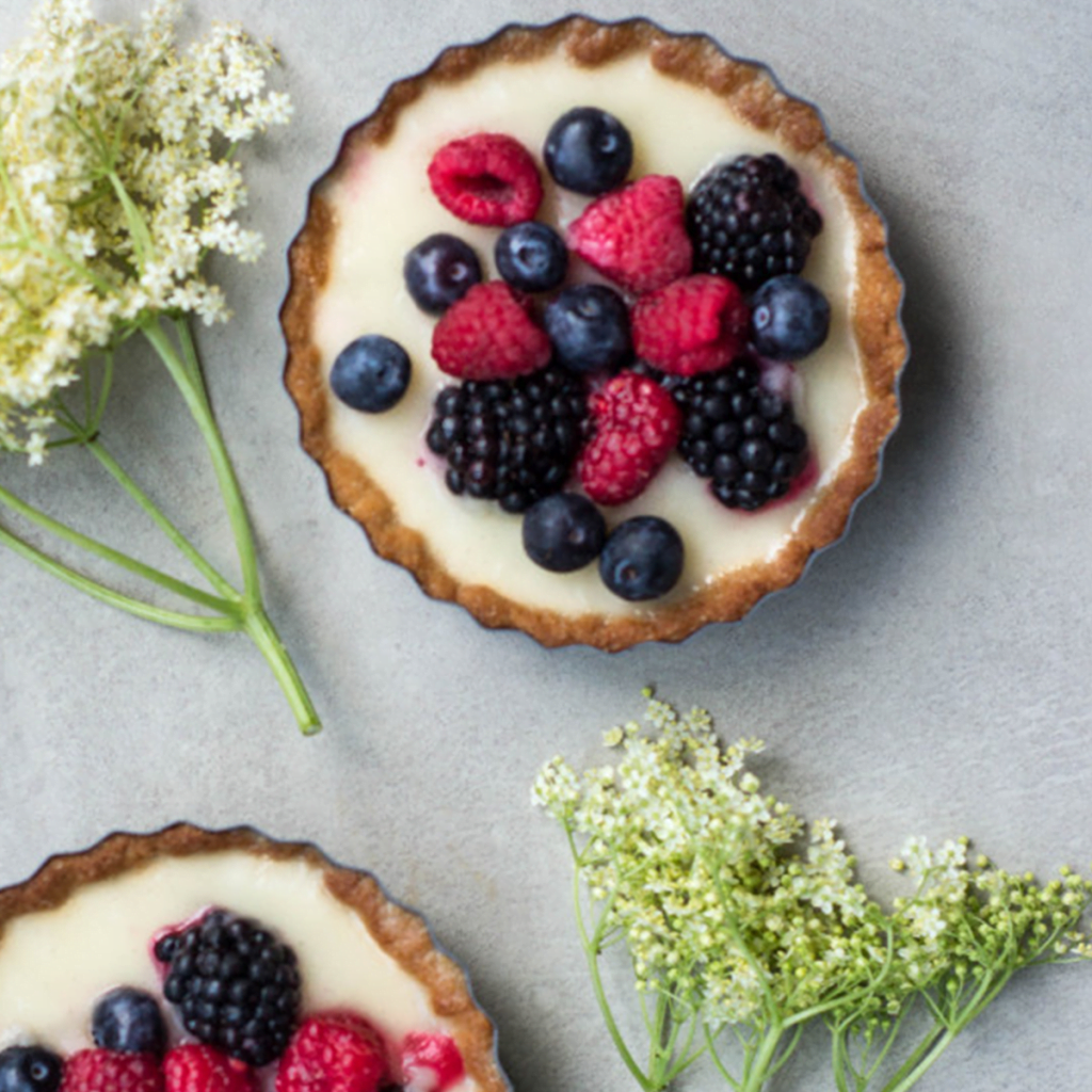 Lemon & Berry Tarts (Vegan + Gluten-free) - Wallflower Kitchen