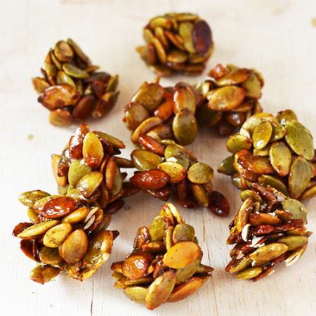 Vanilla Pumpkin Seed Clusters (Vegan + Paleo) - Wallflower Kitchen