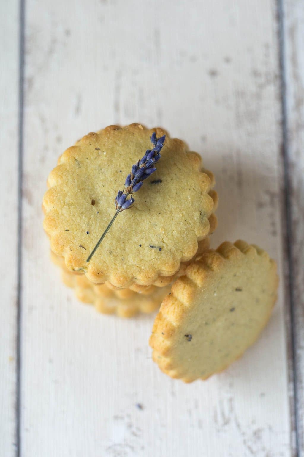 Vegan Lavender Shortbread - Wallflower Kitchen