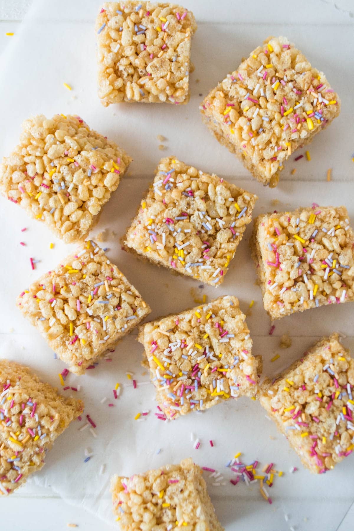 Funfetti Vegan Rice Krispie Treats Wallflower Kitchen Funfetti Vegan Rice Krispie Treats Wallflower Kitchen