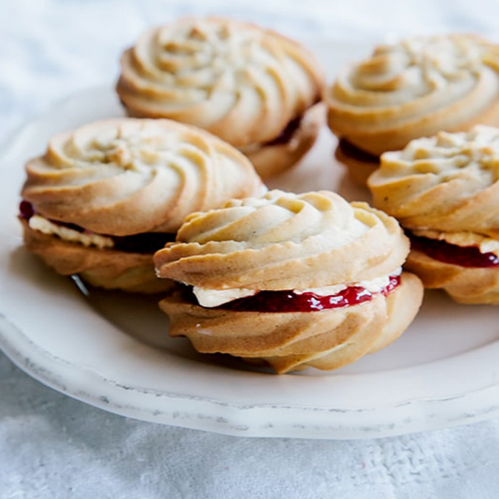 Vegan Viennese Whirls - Wallflower Kitchen