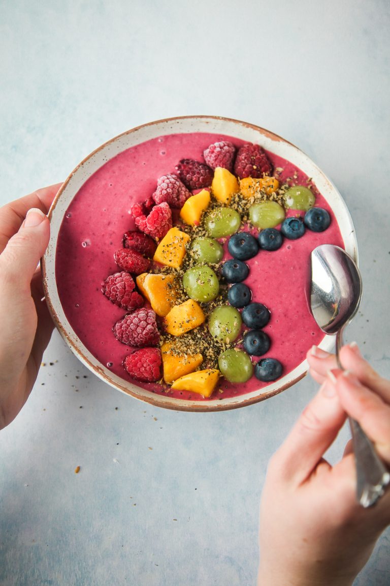 Rainbow Smoothie Bowl - Wallflower Kitchen