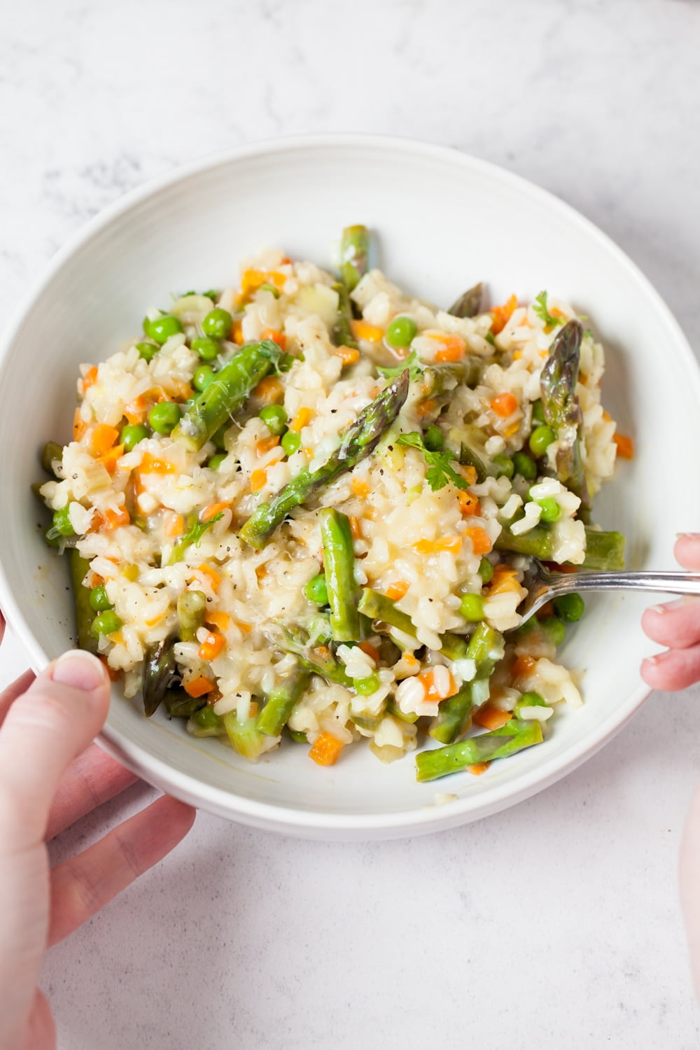 Vegan Primavera Risotto - Wallflower Kitchen