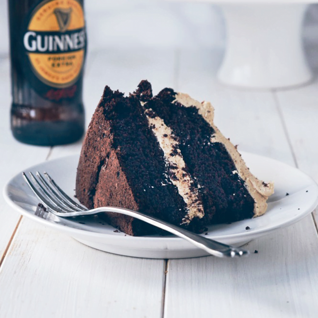 Guinness Chocolate Cake with Irish Cream Frosting